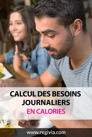 Calcul et formule : Dépense énergétique journalière homme et femme